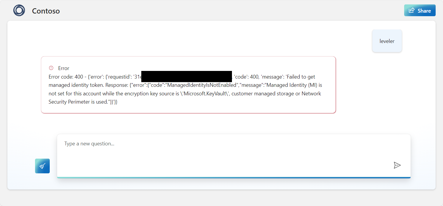 Failed to get managed identity token-ManagedIdentityIsNotEnabled-Managed Identity (MI) is not ...