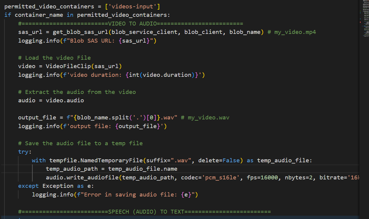 Issue in Speech-to-Text Integration in Azure Function App: Timeout ...