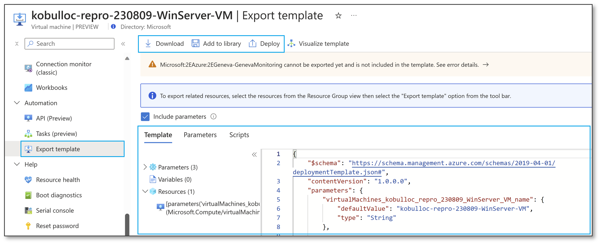 How do I redeploy an already created virtual machine with some changes? - Microsoft Q&A