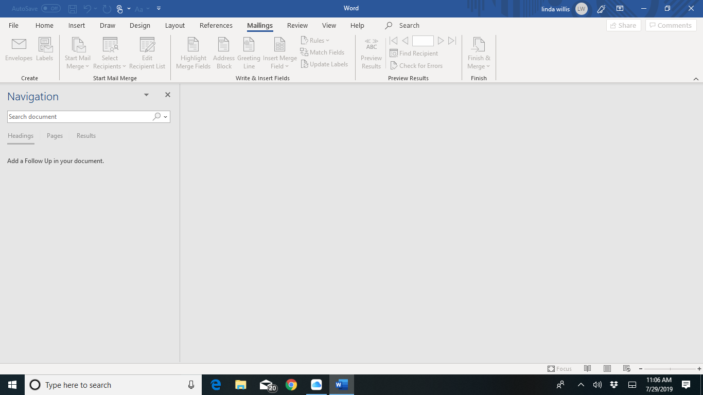 create and print labels in word 2016 - Microsoft Q&A