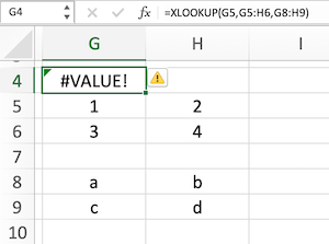 XLOOKUP function returning #VALUE inaccurately. - Microsoft Q&A