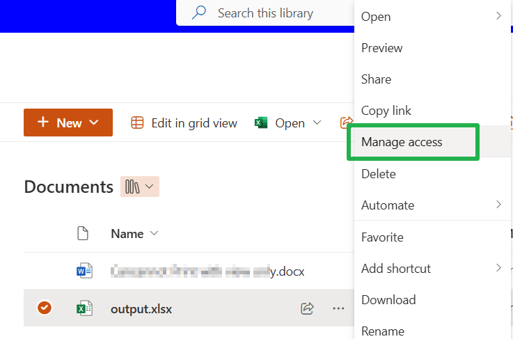 How can I create new Sharepoint group permissions for access management for uploaded files or ...