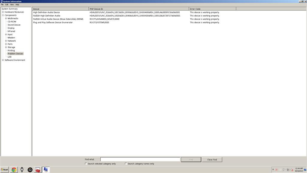 HD audio device code 39 + weird error after each start of windows + plug and play software ...
