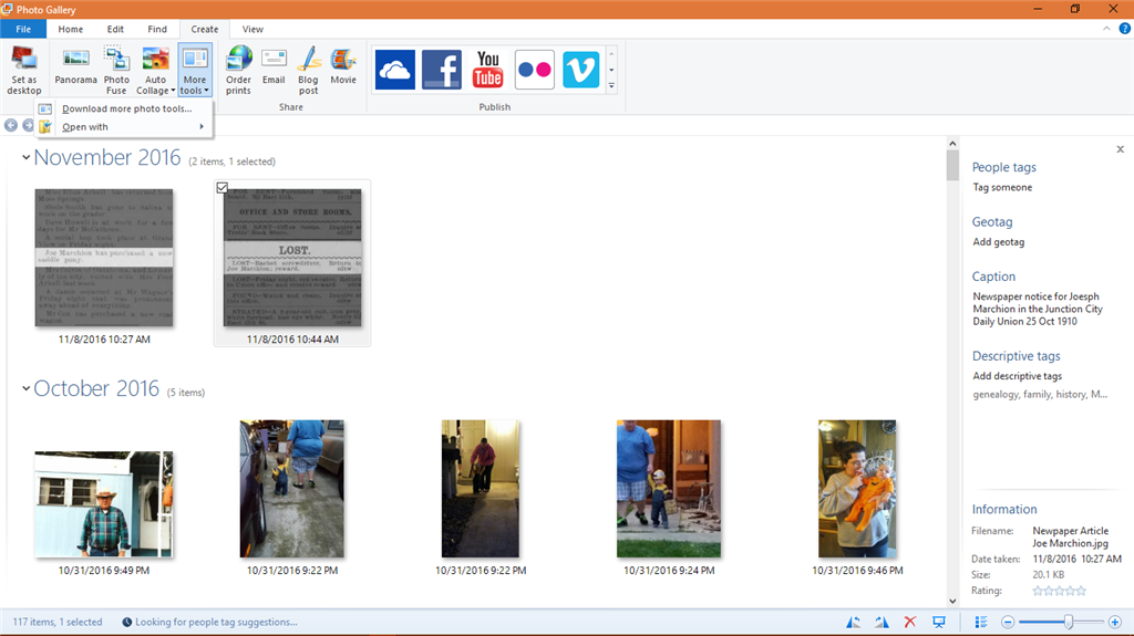 Photo Gallery tools - Microsoft Q&A