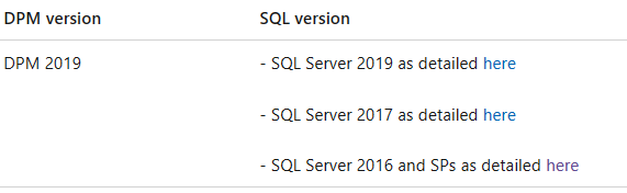 DPM SQLPrep remote SQL server & different versions of DPM - Microsoft Q&A