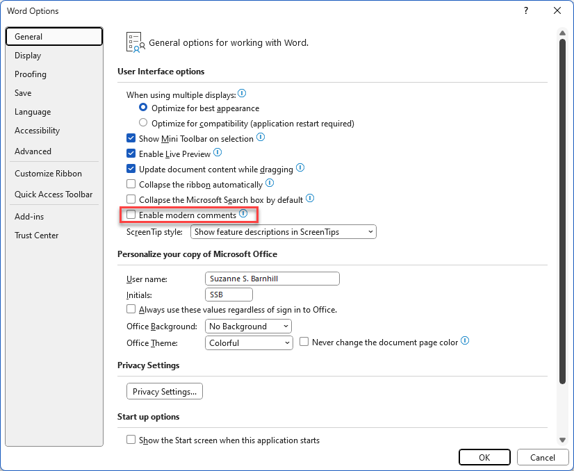 INLINE and IN BALLONS Markups in MS Word. - Microsoft Q&A