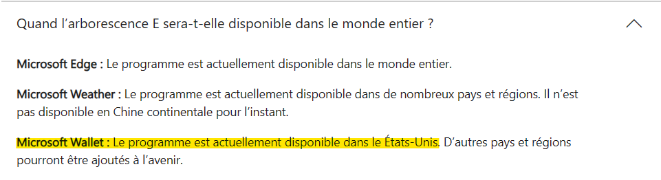Programme E-tree - Microsoft Q&A