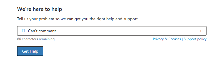 How am I banned from commenting? - Microsoft Q&A