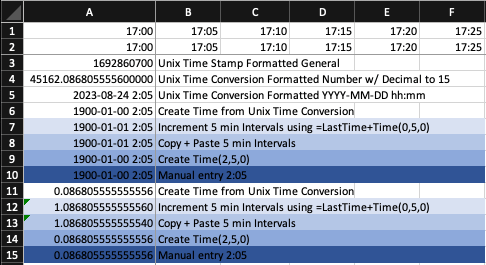 Excel time values being randomly treated as decimal equivalent ...