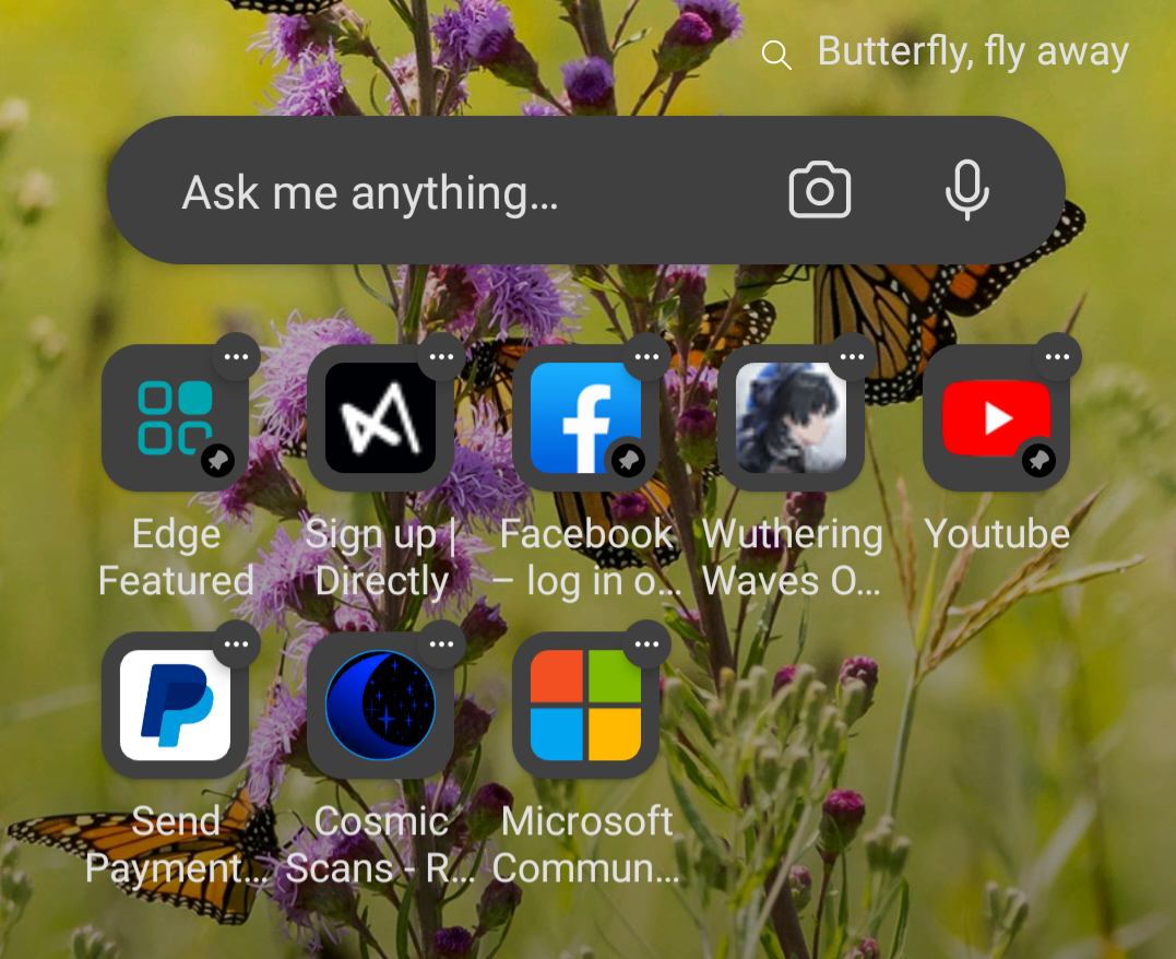 How to modify Edge browser shortcut icons - Microsoft Q&A