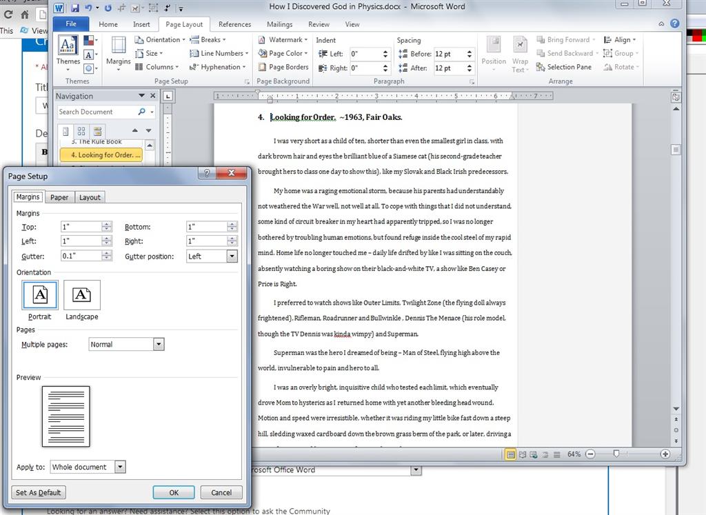 Ruler & document an inch too narrow - Microsoft Q&A