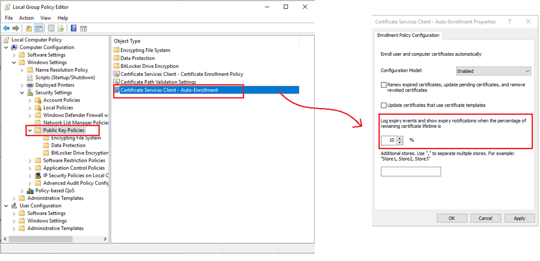 Change notification period for MSExchange Web Services event ID 26 ...