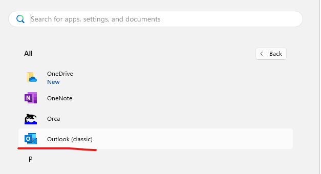 I cannot get Outlook to put icon on Home screen with win11 operating ...