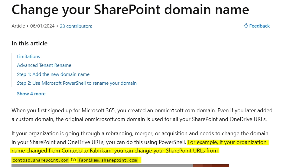 Sharepoint: Can you add custom domain? - Microsoft Q&A