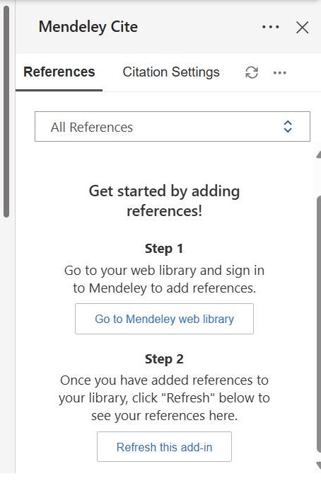 I cannot add Mendeley cite in Word - Microsoft Q&A