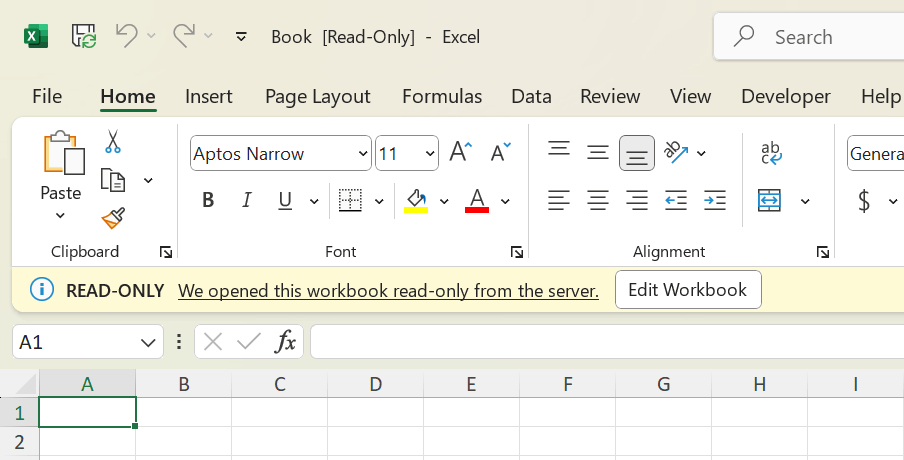 Sharepoint Excel File Opening In Read Only Mode Microsoft Qanda