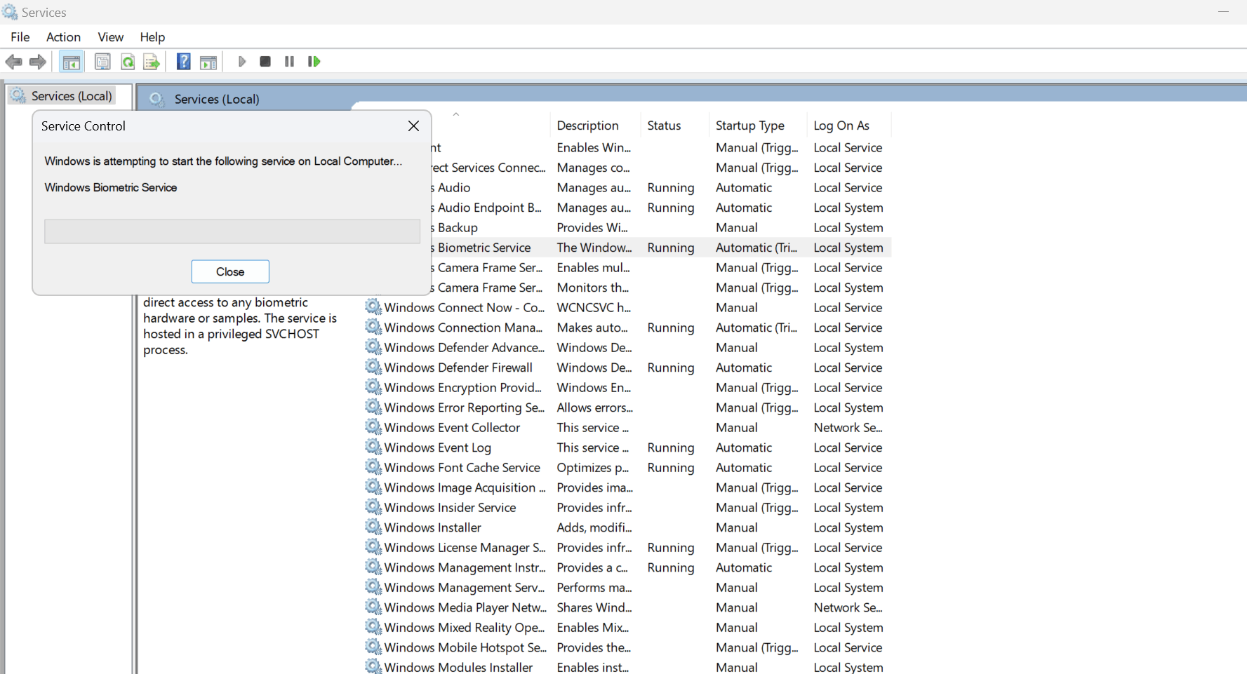 "Sorry, Something Went Wrong" Error During Windows Hello Fingerprint ...