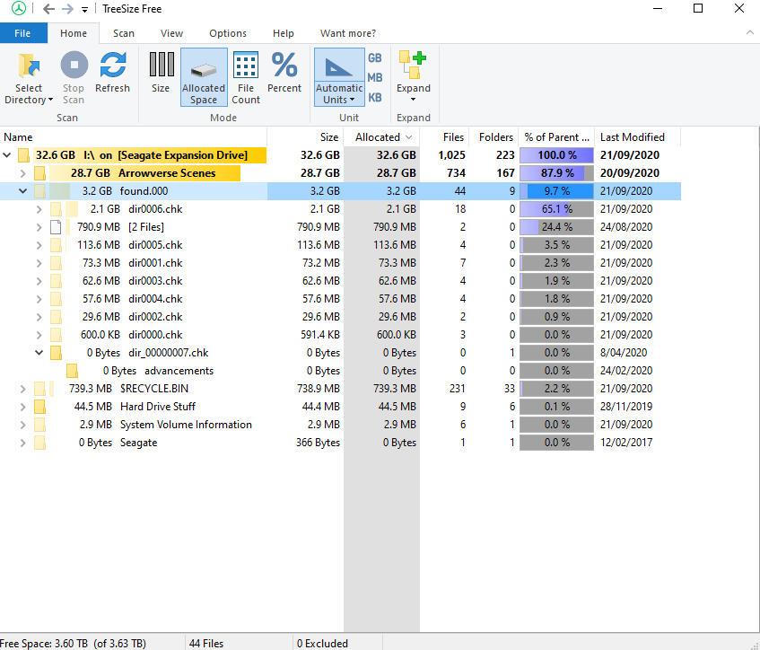 I can't access found.000 folder - Microsoft Q&A
