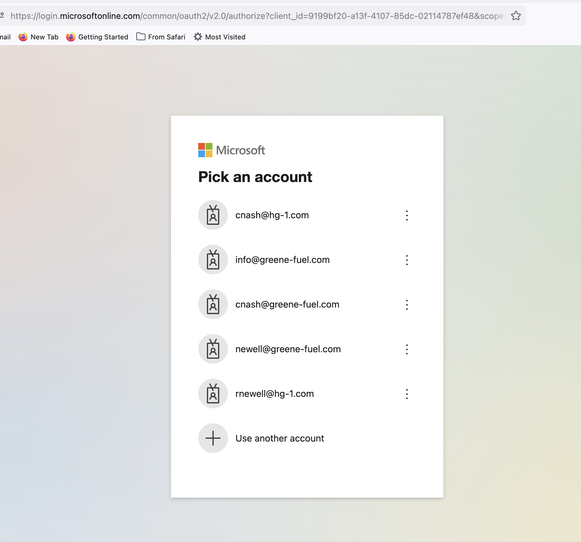Hownto add an email account to "Pick an Account" - Microsoft Q&A