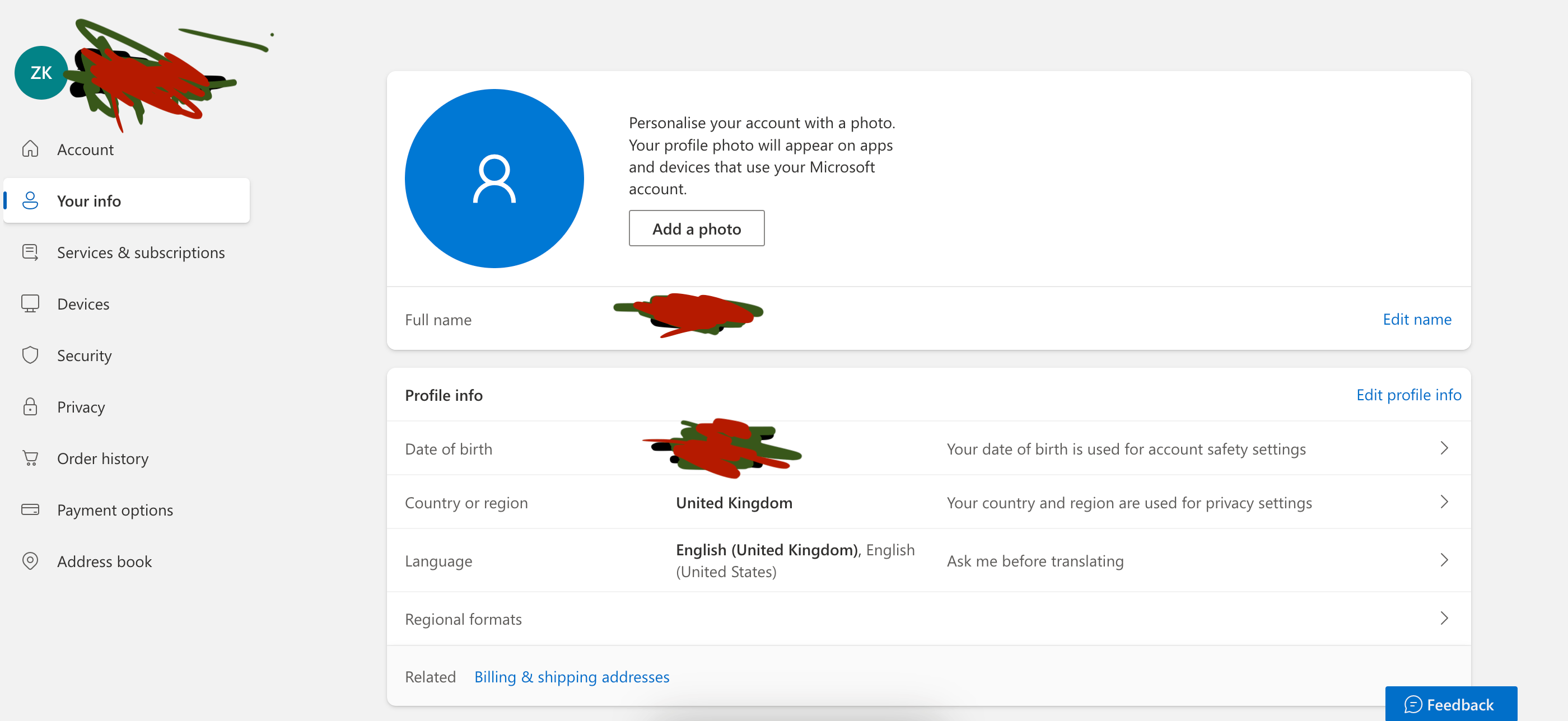 Old Profile Picture showing - Microsoft Q&A