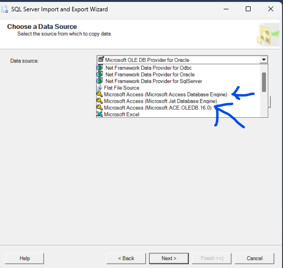 What is the easiest way to import Access database files (.accdb) into SQL Server 2017 ...