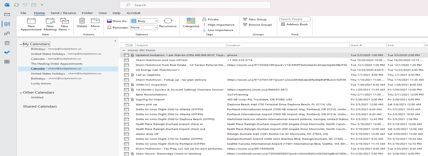 Outlook Calendar Lock - Microsoft Q&A
