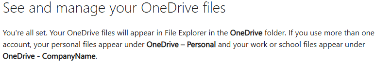OneDrive: How to rename "One Drive - Company Name" - Microsoft Q&A