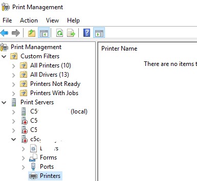 Print Management - Microsoft Q&A