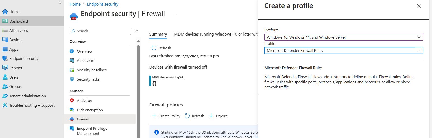 Configure Settings for Microsoft Intune-Firewall Exception for port ... Configure Settings for Microsoft Intune-Firewall Exception for port ...
