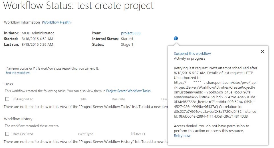 Workflow error in Sharepoint Online - Microsoft Q&A