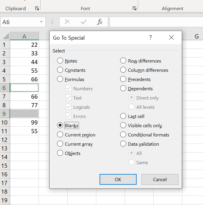 Strange empty cell in Excel - Microsoft Q&A