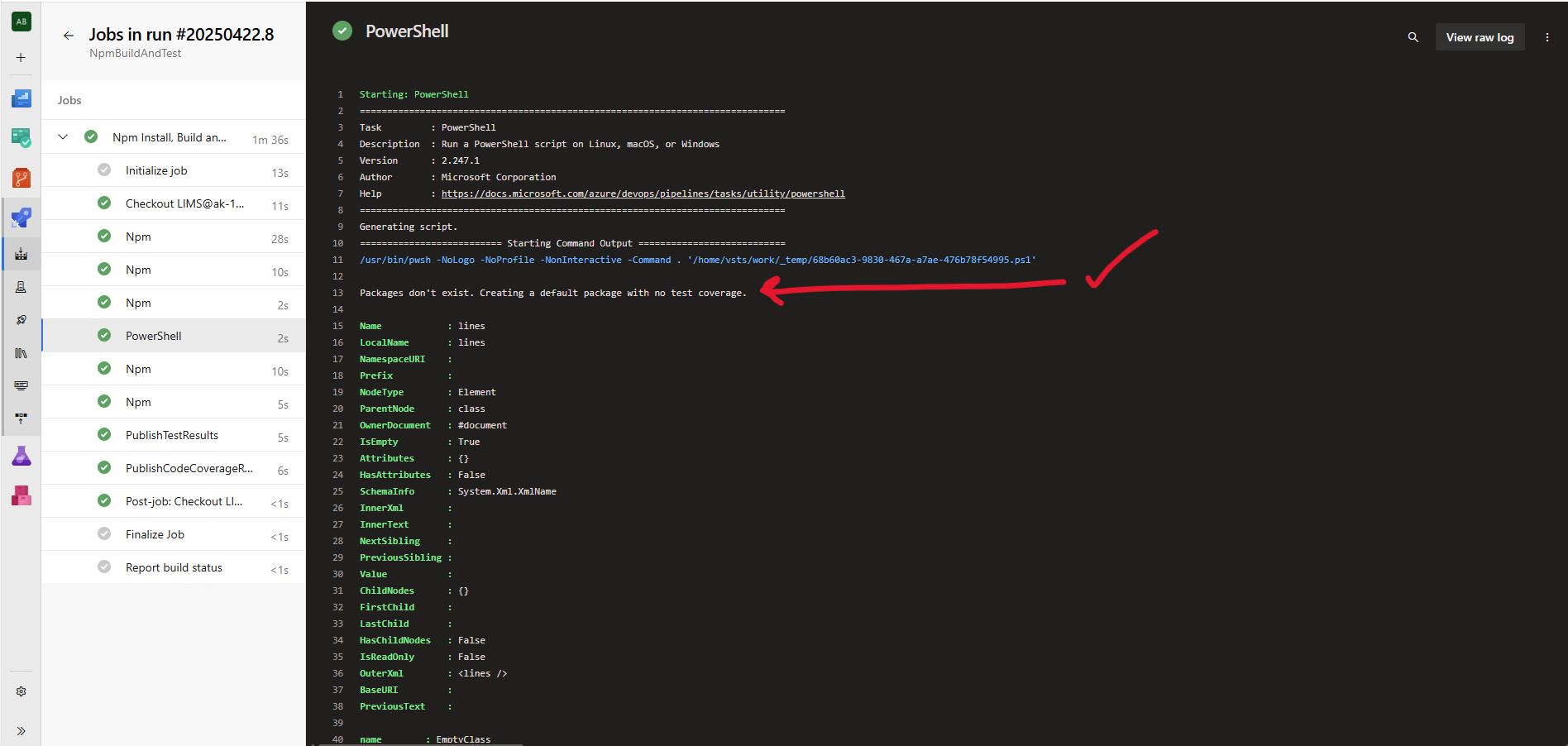 Publishcodecoverageresults Does Not Report On Directories With 0 Lines Of Test Coverage