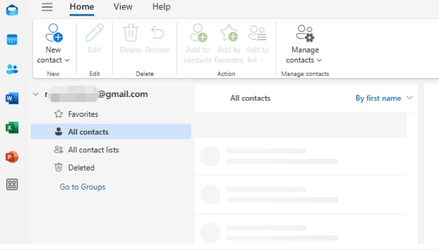 People view in new outlook never displays contacts and is not updating ...