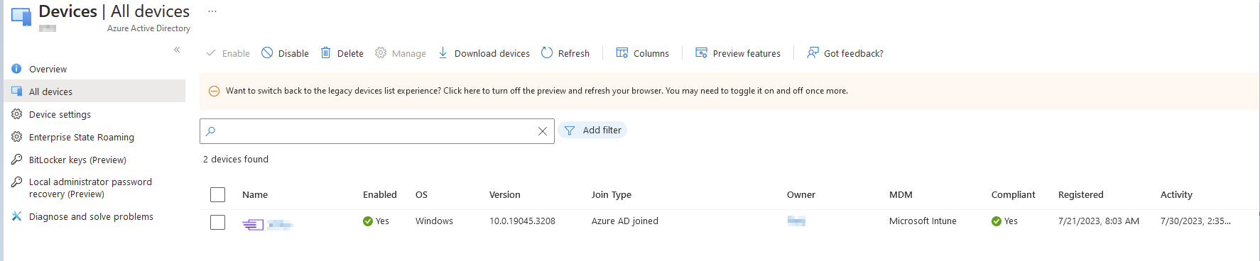HAADJ LAPS wont backup to AAD - Microsoft Q&A