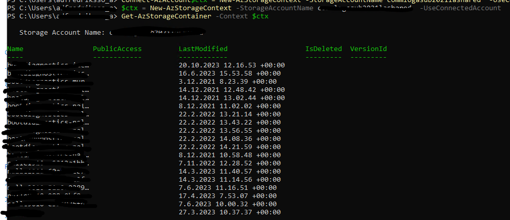 New-AzStorageContext vs Get-AzStorageAccount when getting blob ... New-AzStorageContext vs Get-AzStorageAccount when getting blob ...