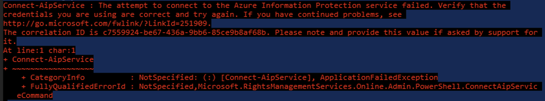 Cannot Turn On AIP Azure Information Protection In Tenant - Microsoft Q&A