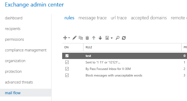 Transport Rule using a variable - Microsoft Q&A