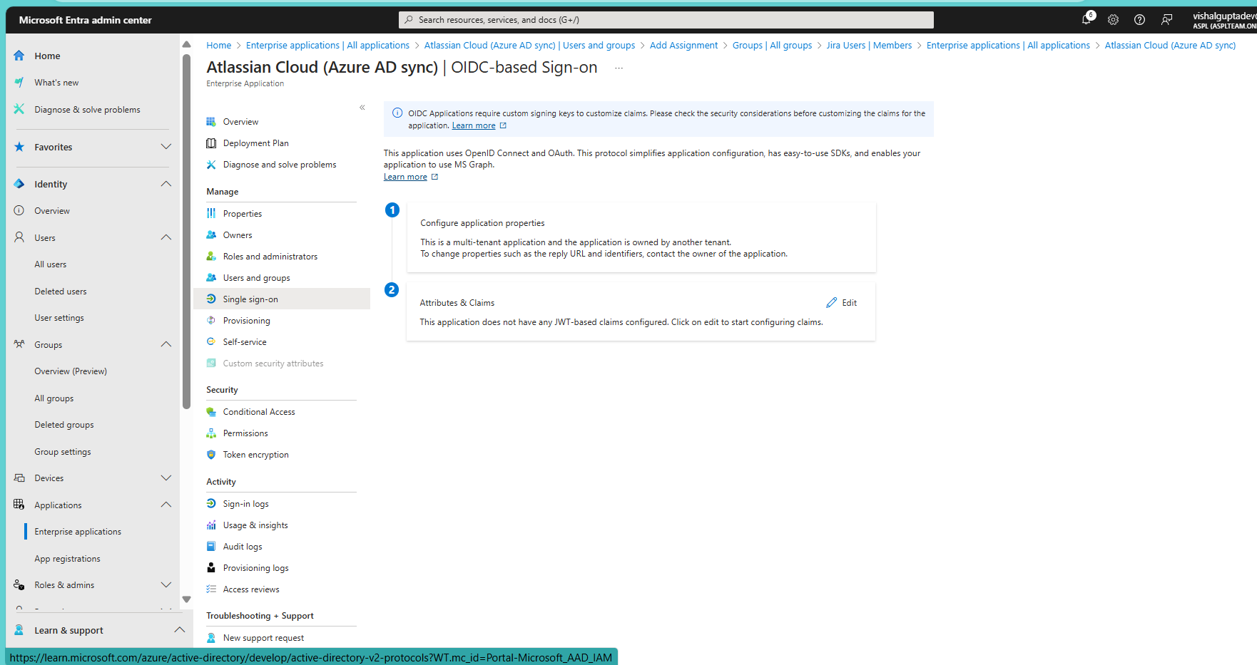 How to implement SSO for Atlassian Products - Microsoft Q&A