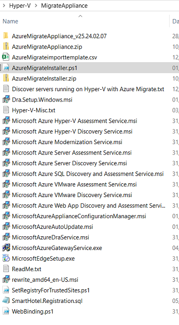 After successful discovery on Azure migrate appliance apps are not ...