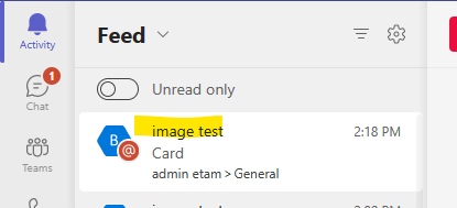 Mention in Adaptive card not working with email - Microsoft Q&A