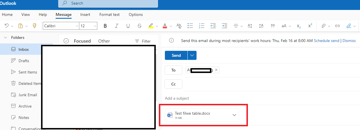 File Download Issue as Attachment for Outlook from One Drive ...