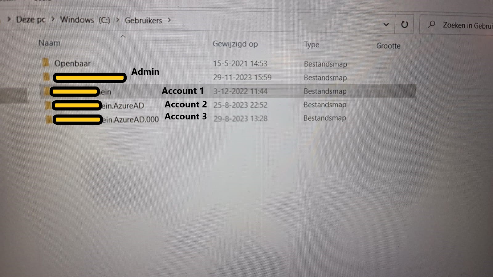 On a Intune managed device multiple user accounts are created when the same Azure ID logs in ...