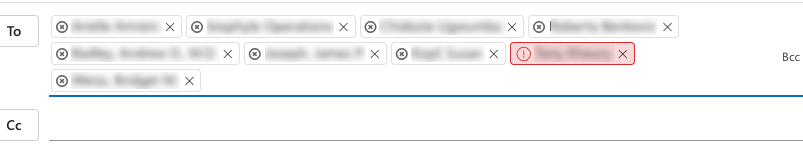 Red Exclamation Mark next to external user - Microsoft Q&A