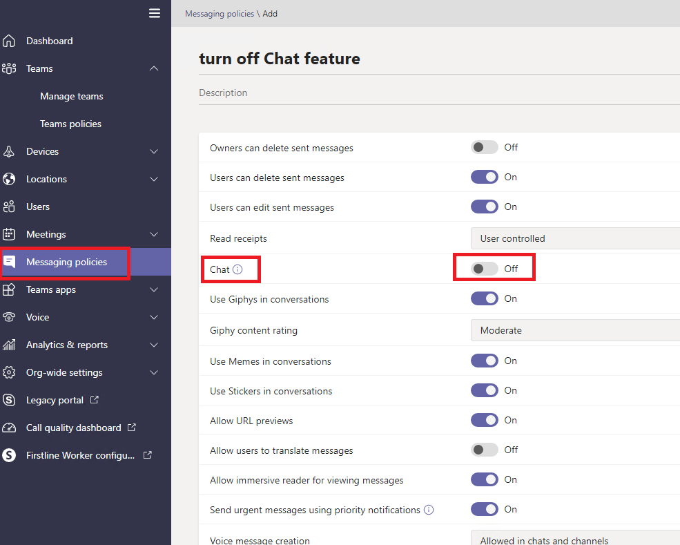 Student Chat option in Teams - Microsoft Q&A