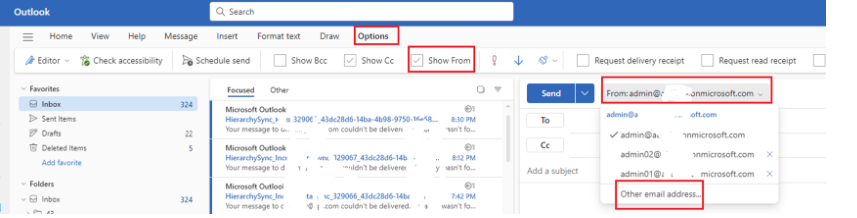 "Sent on behalf of" emails not displaying properly - Microsoft Q&A