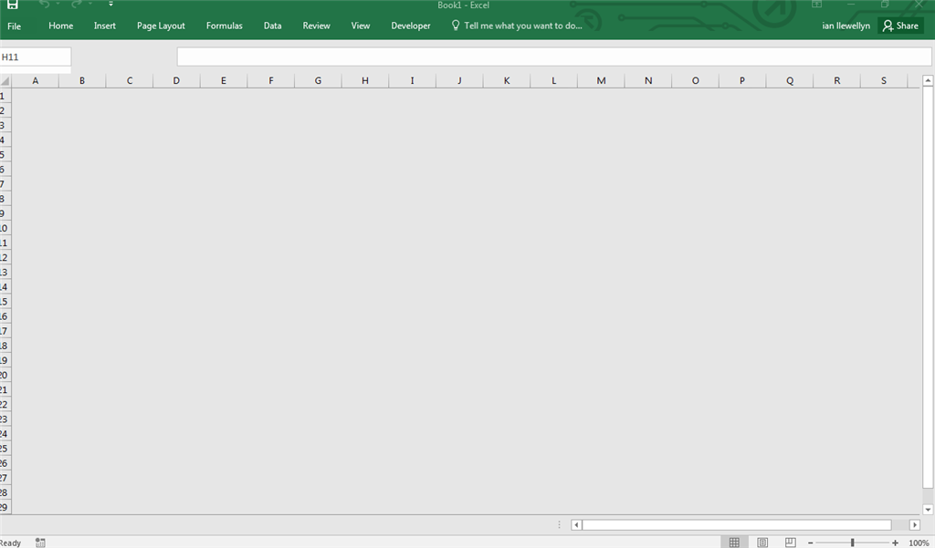 Grey Workbooks Excel 2016 - Microsoft Q&A