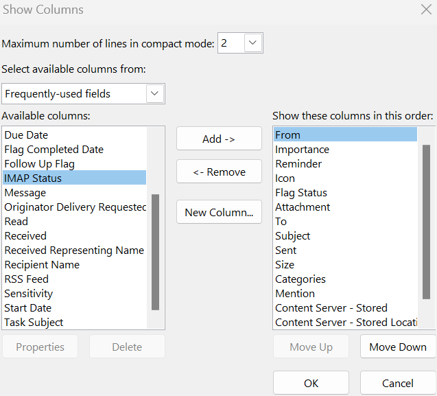 Outlook Inbox Column Not Showing the Name of Sender, Instead Shows Names of Other Recipients of ...