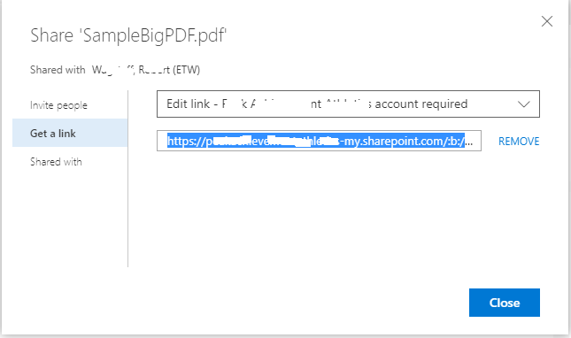 Link Expiration Not Showing - Microsoft Q&A