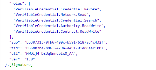How to include `wids` in VerifiedID Admin API client credential flow access token? - Microsoft Q&A