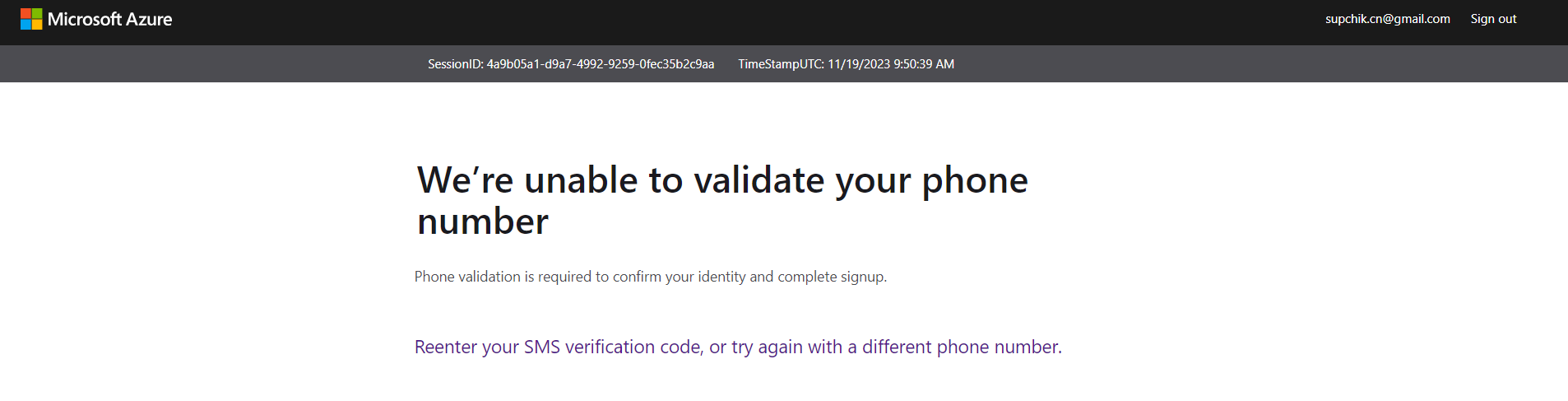 We’re unable to validate your phone number - Microsoft Q&A We’re unable to validate your phone number - Microsoft Q&A